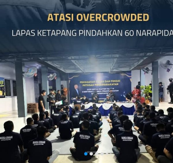 Atasi Overcrowded, Lapas Ketapang Pindahkan 60 Narapidana ke Lapas ...